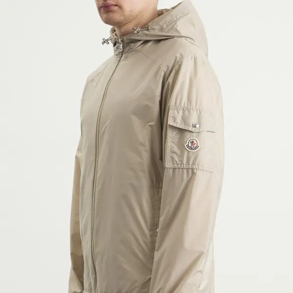Moncler Etiache Light Weight Hooded Jacket - Beige