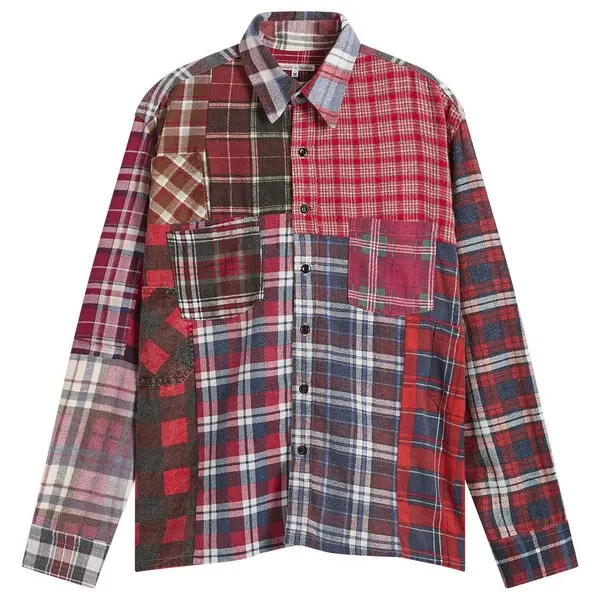 Needles Patchwork Flannel Shirt
