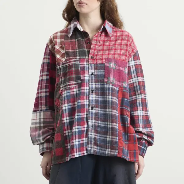 Needles Patchwork Flannel Shirt