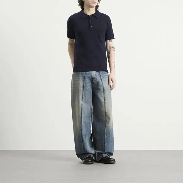MAISON MARGIELA Knitted Polo Shirt