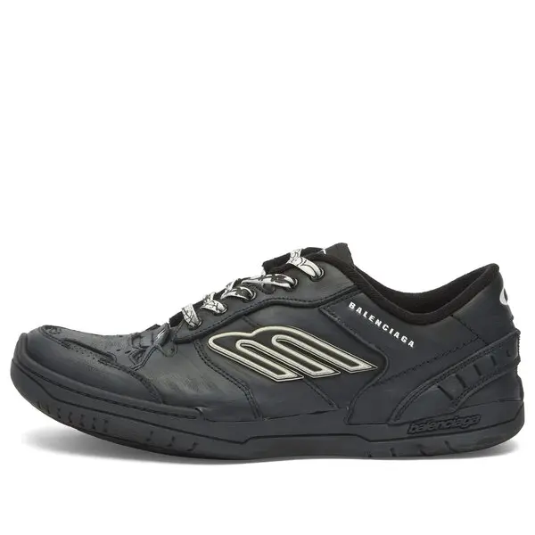 Balenciaga Hamptons Worn Out Sneaker - Black