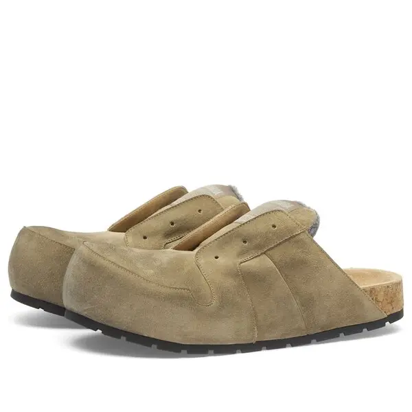 Balenciaga Worn Out Suede Mule