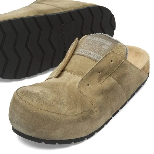 Balenciaga Worn Out Suede Mule