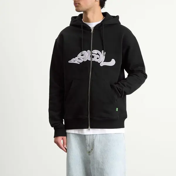 POSTAL Trip Applique Zip Hoodie