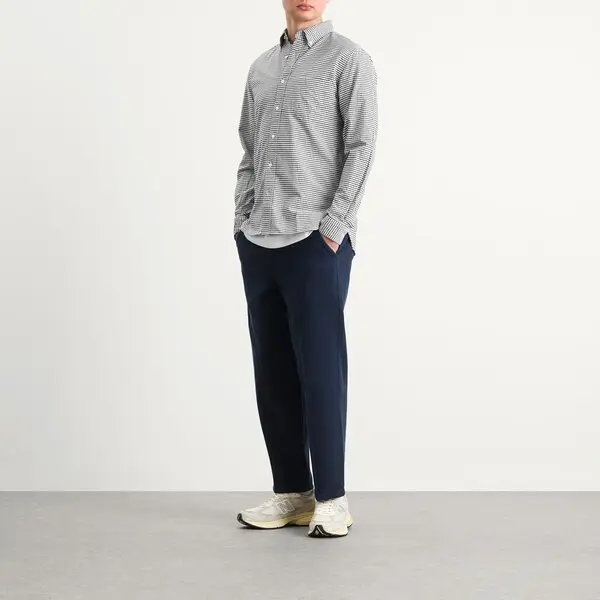 BEAMS Button Down Gingham Oxford Shirt