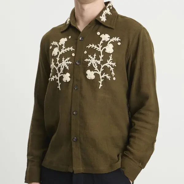 KARTIK RESEARCH Embroidered Western Shirt