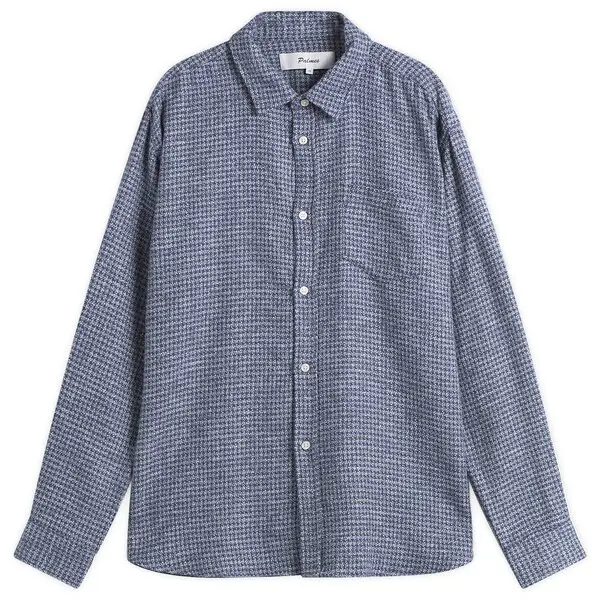 PALMES Cotton Mouline Shirt - Blue