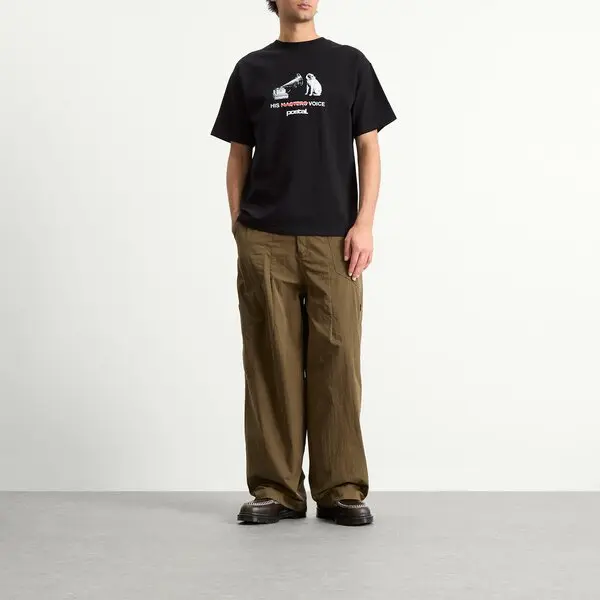 POSTAL His Masters Voice T-shirt - Black