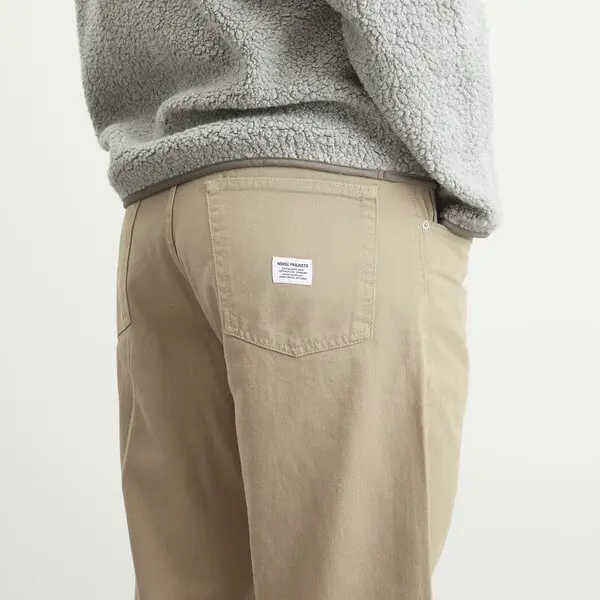 Norse Projects Mogens Relaxed 5 Pocket Twill Trousers