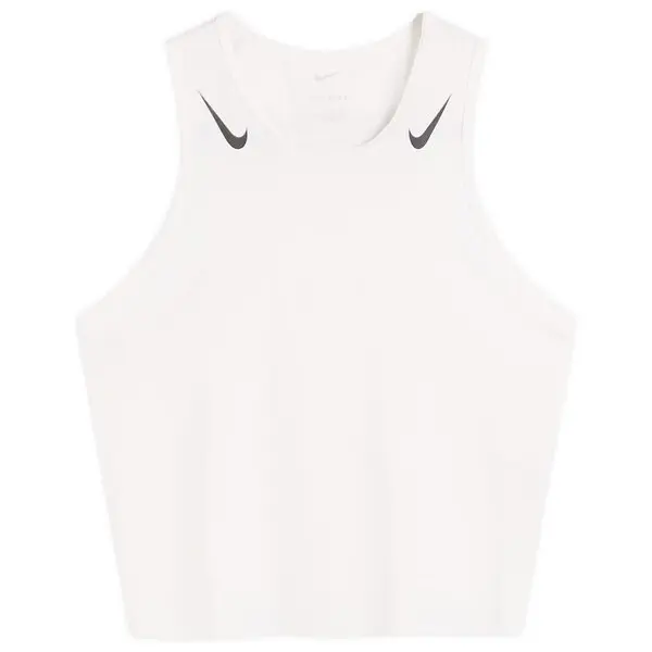 Nike Aeroswift Tank Top - White/black