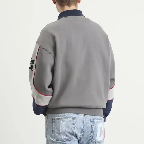 ICECREAM Collared Warm-up Sweatshirt