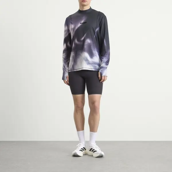 BANDIT Auragrid Mockneck Long Sleeve Top