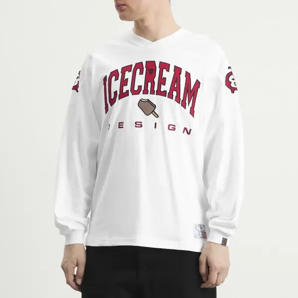 ICECREAM Design Longsleeve T-shirt