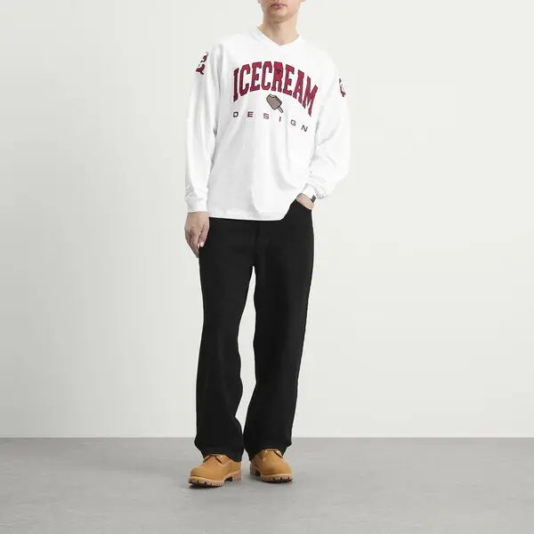 ICECREAM Design Longsleeve T-shirt