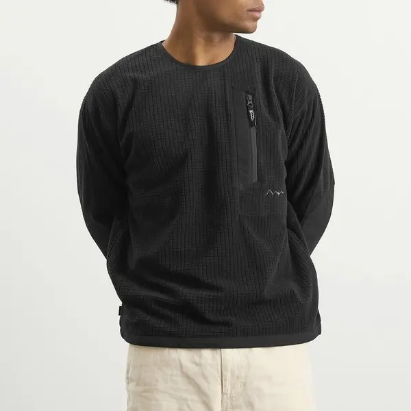 MANASTASH Grid Fleece Crew Sweat