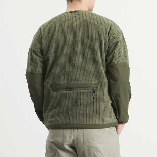 MANASTASH Grid Fleece Crew Sweat