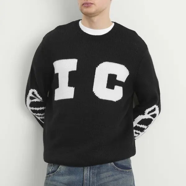 ICECREAM Running Dog Knitted Sweater
