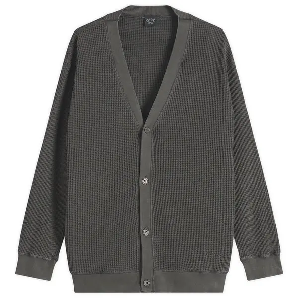 MANASTASH Heavy Snug Thermal Cardigan - Black