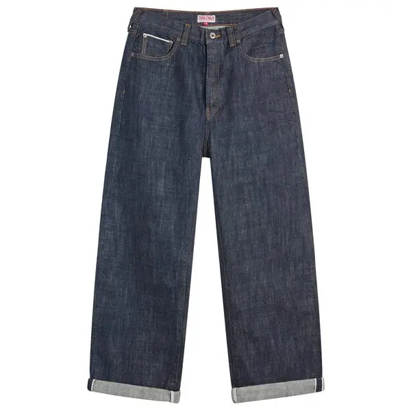 DUBBLEWARE Straight Leg Selvedge Denim Jeans - Indigo