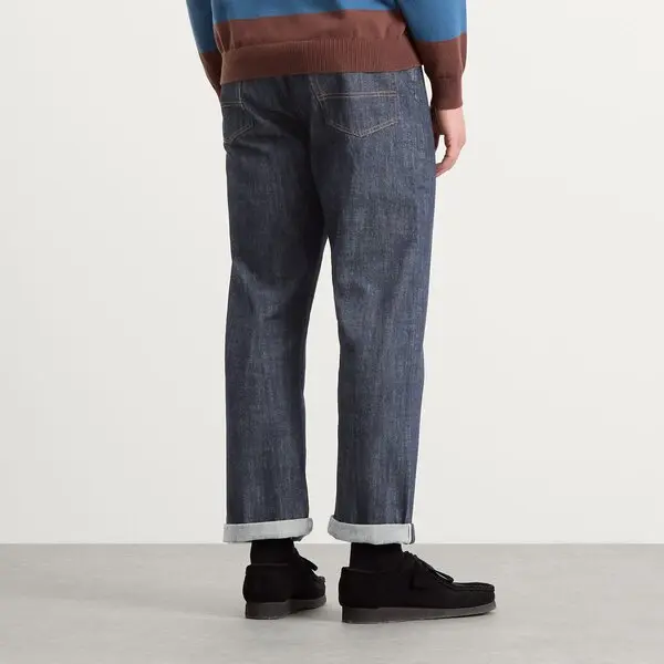 DUBBLEWARE Straight Leg Selvedge Denim Jeans