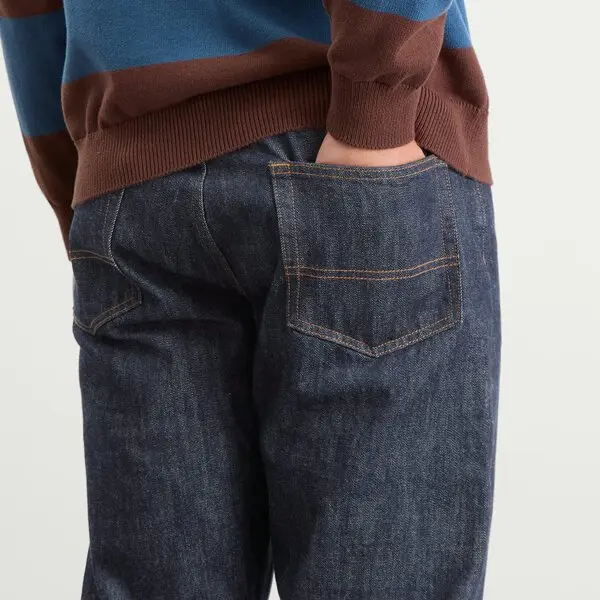 DUBBLEWARE Straight Leg Selvedge Denim Jeans