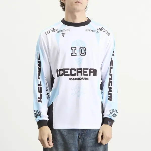 ICECREAM Motorcycle" Long Sleeve T-shirt