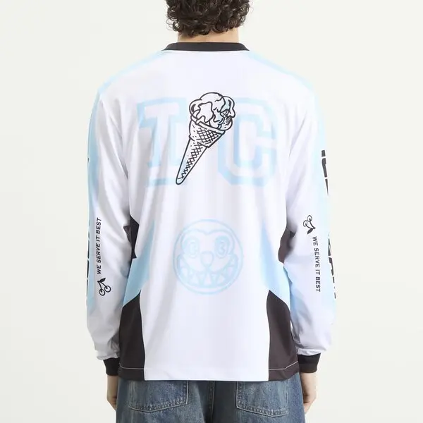 ICECREAM Motorcycle" Long Sleeve T-shirt