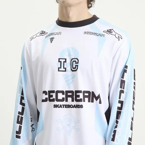 ICECREAM Motorcycle" Long Sleeve T-shirt