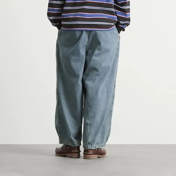 ANGLAN Stone Vintage Denim Balloon Pants