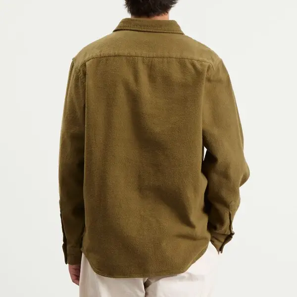 DUBBLEWARE Notched Pocket Flannel Shirt