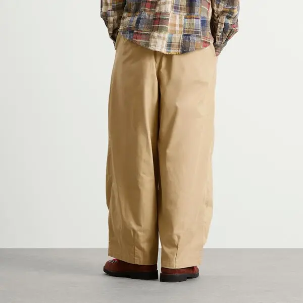 ANGLAN Unbalance Long Tuck Balloon Pants
