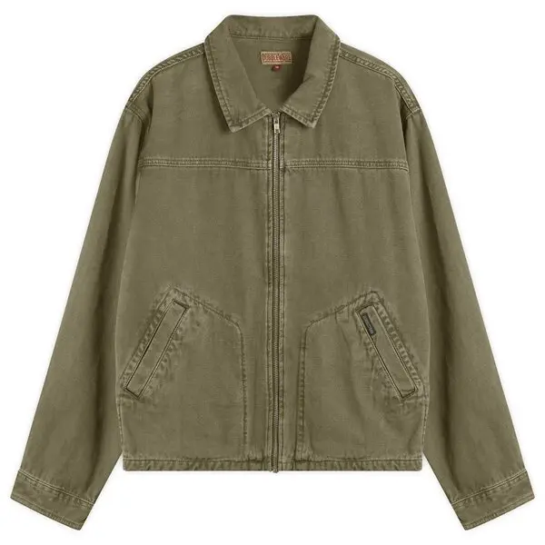 DUBBLEWARE Crop Jacket - Olive