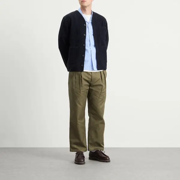 Universal Works Wool Fleece Cardigan
