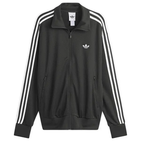 Adidas Firebird Mesh Tracktop Jacket In | Size: | Polyester/mesh | End Clothing - Black