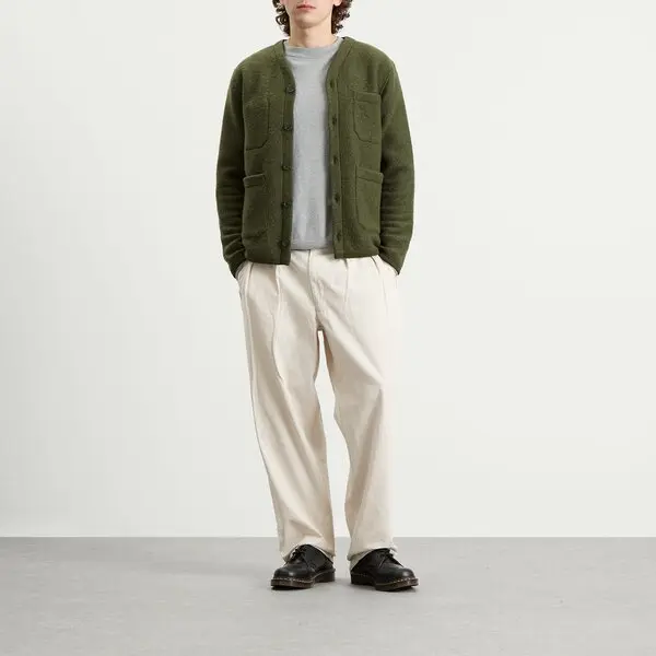 Universal Works Wool Fleece Cardigan