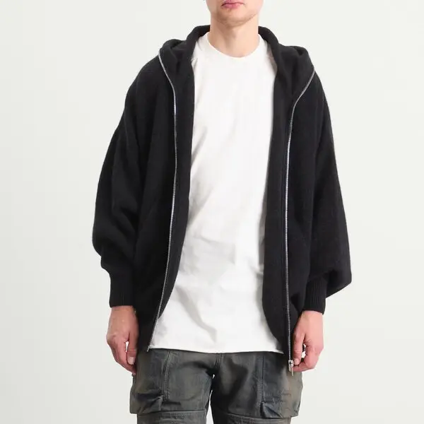 Rick Owens Alpaca Gimp Hoodie