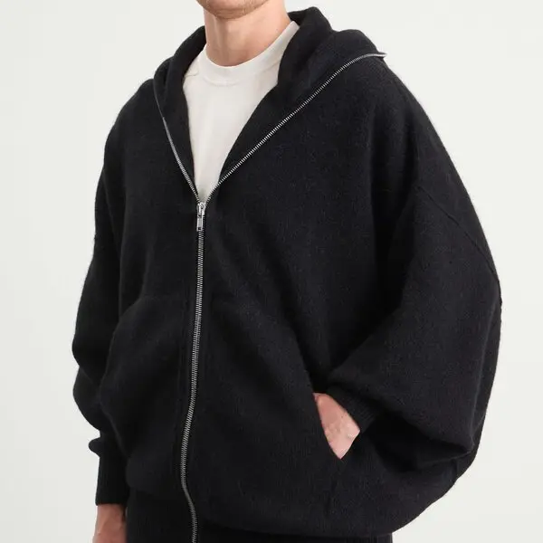 Rick Owens Alpaca Gimp Hoodie