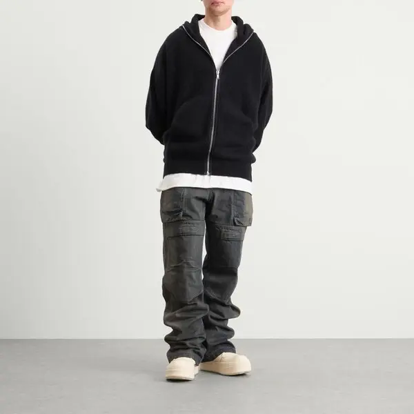 Rick Owens Alpaca Gimp Hoodie In | Size: | 100% Cotton | End Clothing