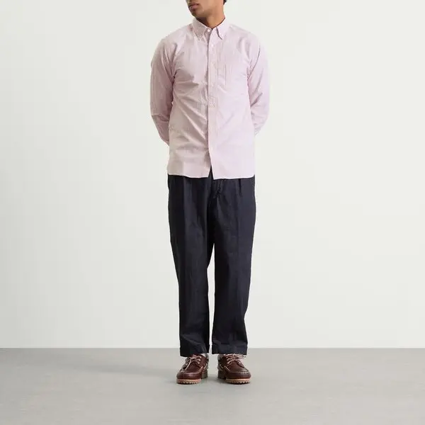 BEAMS Button Down Candy Stripe Shirt