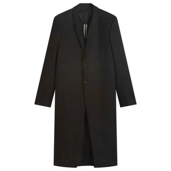 Rick Owens Concordian Wool Coat - Black