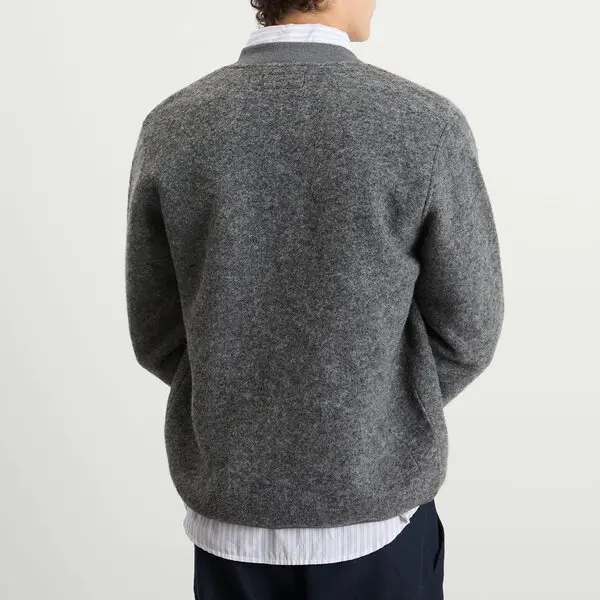 Universal Works Wool Fleece Zip Bomber Presented End
