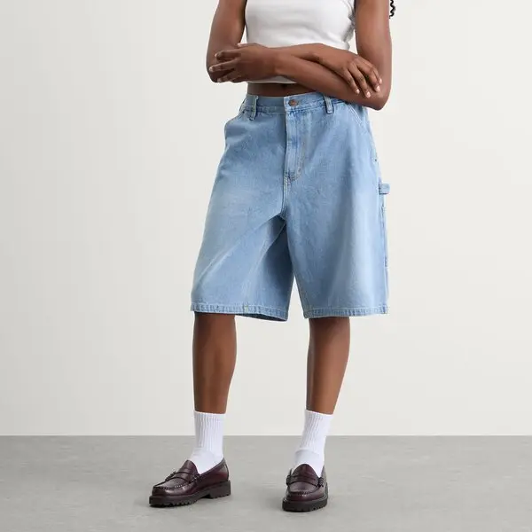 SUNDAYFRUITMARKET Baggy Fit Denim Shorts With Utility Details
