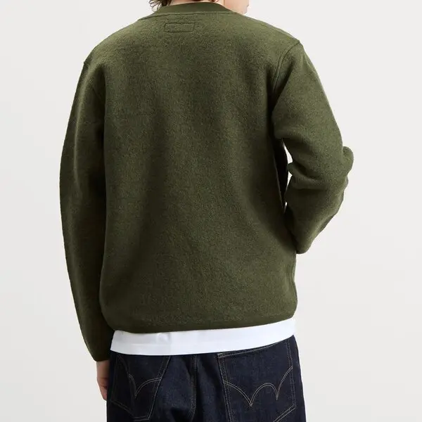 Universal Works Wool Fleece Zip Bomber Jacket