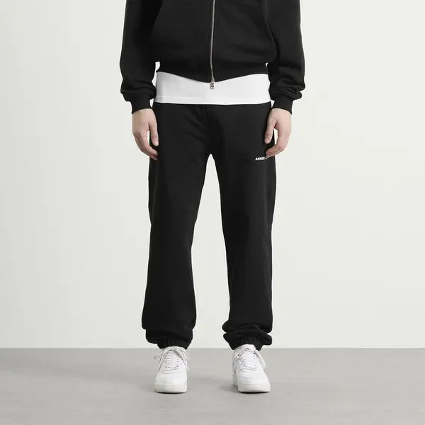 ANNIE HOOD Mini Logo Cuffed Joggers