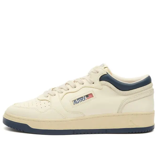 AUTRY Med-way Mid Leather Sneaker - Enblue/marsh
