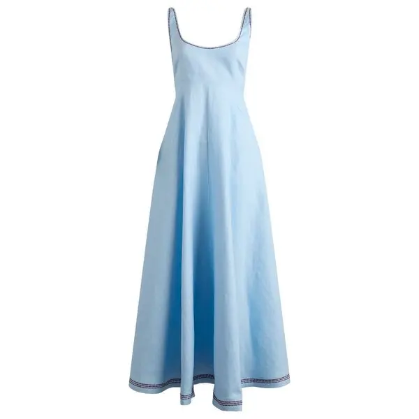 ALEMAIS Donata Ballet Sundress - Sky