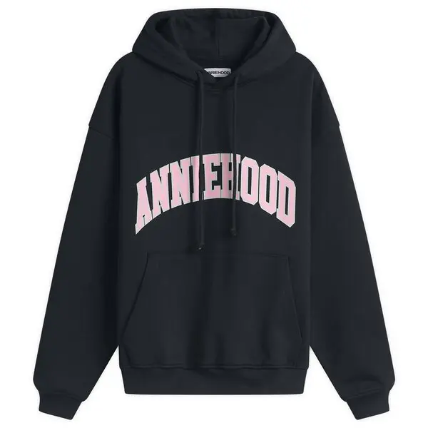 ANNIE HOOD College Arch Hoodie - Navy