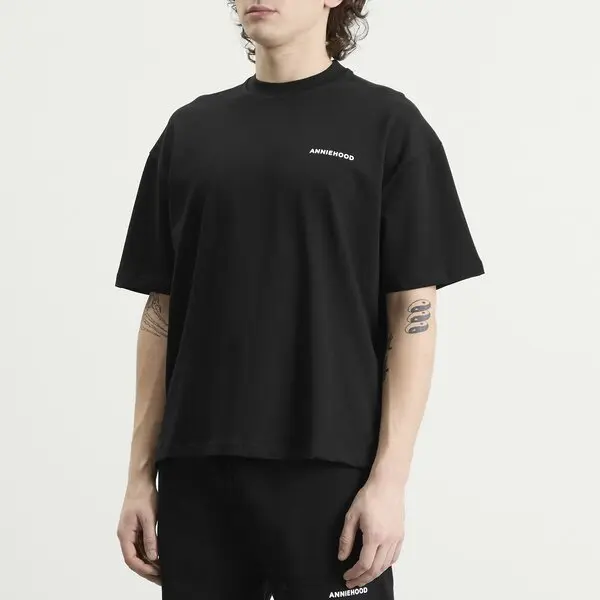 ANNIE HOOD Mini Logo T-shirt