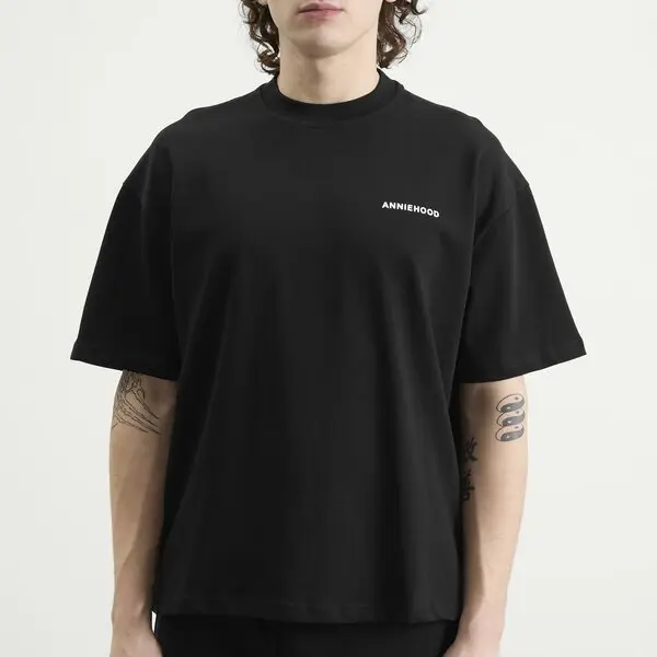 ANNIE HOOD Mini Logo T-shirt