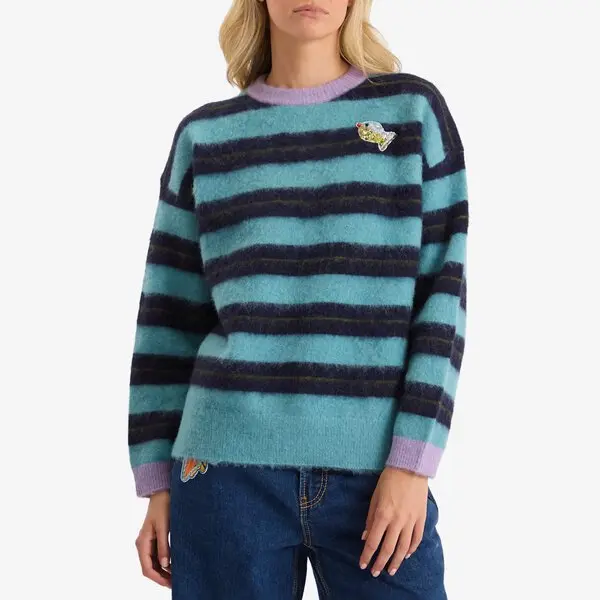 ALEMAIS Domenica Teal Sweater